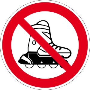 Verbotszeichen - Inline-Skating verboten - Kunstst - online bestellen